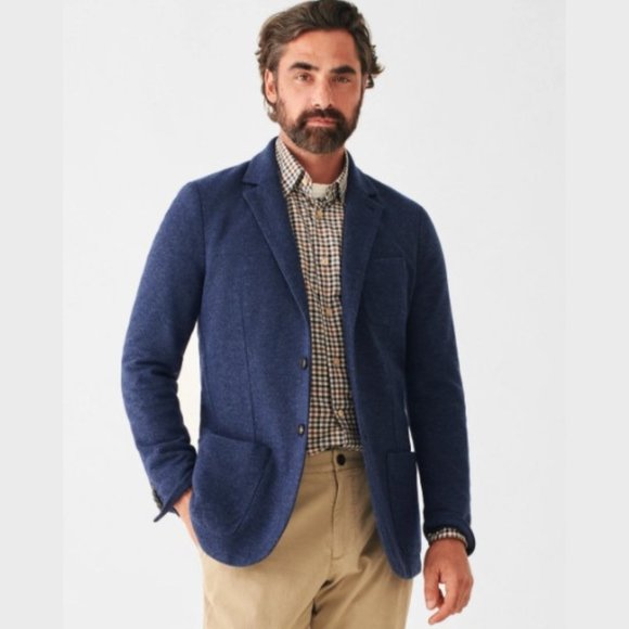 Faherty | Suits & Blazers | Faherty Mens Reserve Fall Blazer Navy ...